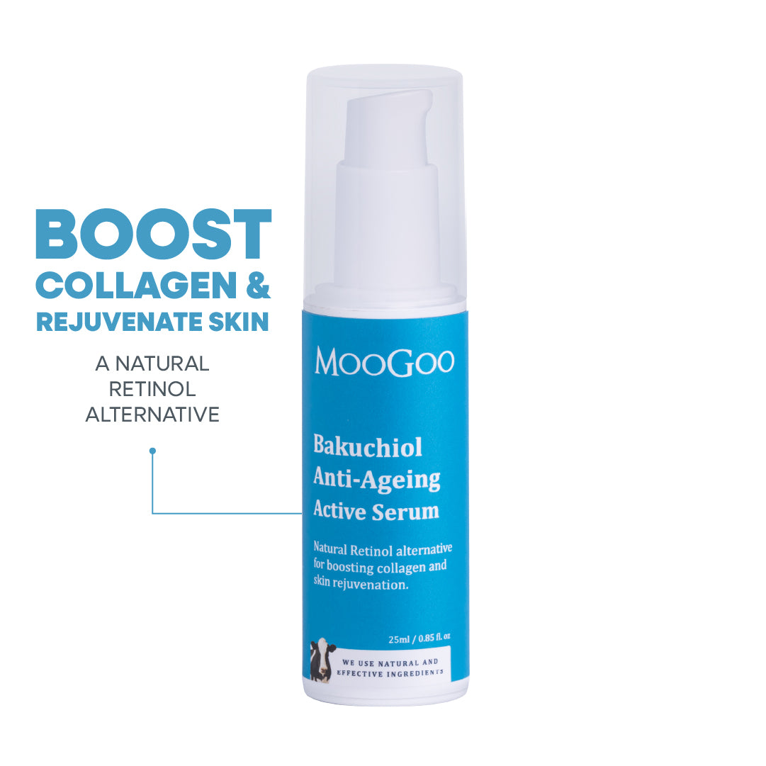 MooGoo Bakuchiol Active Serum - Natural Retinol Alternative – MooGoo NZ